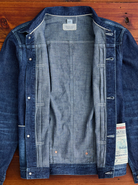 10.5oz Selvedge Denim Miner's Jacket in Washed Indigo – Blue Owl Workshop