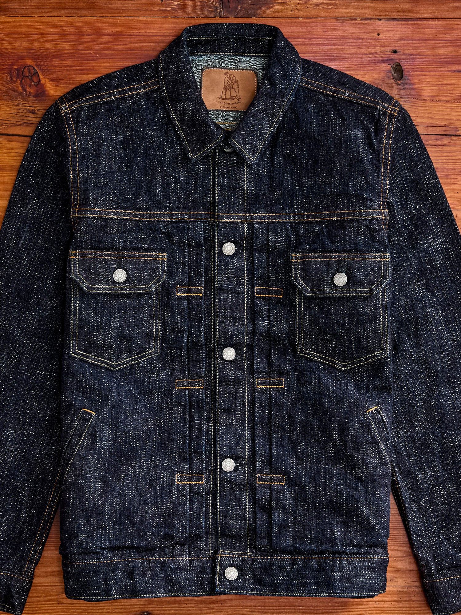 6111 16oz "Double Slub" Type-2 Denim Jacket in Indigo – Blue Owl Workshop