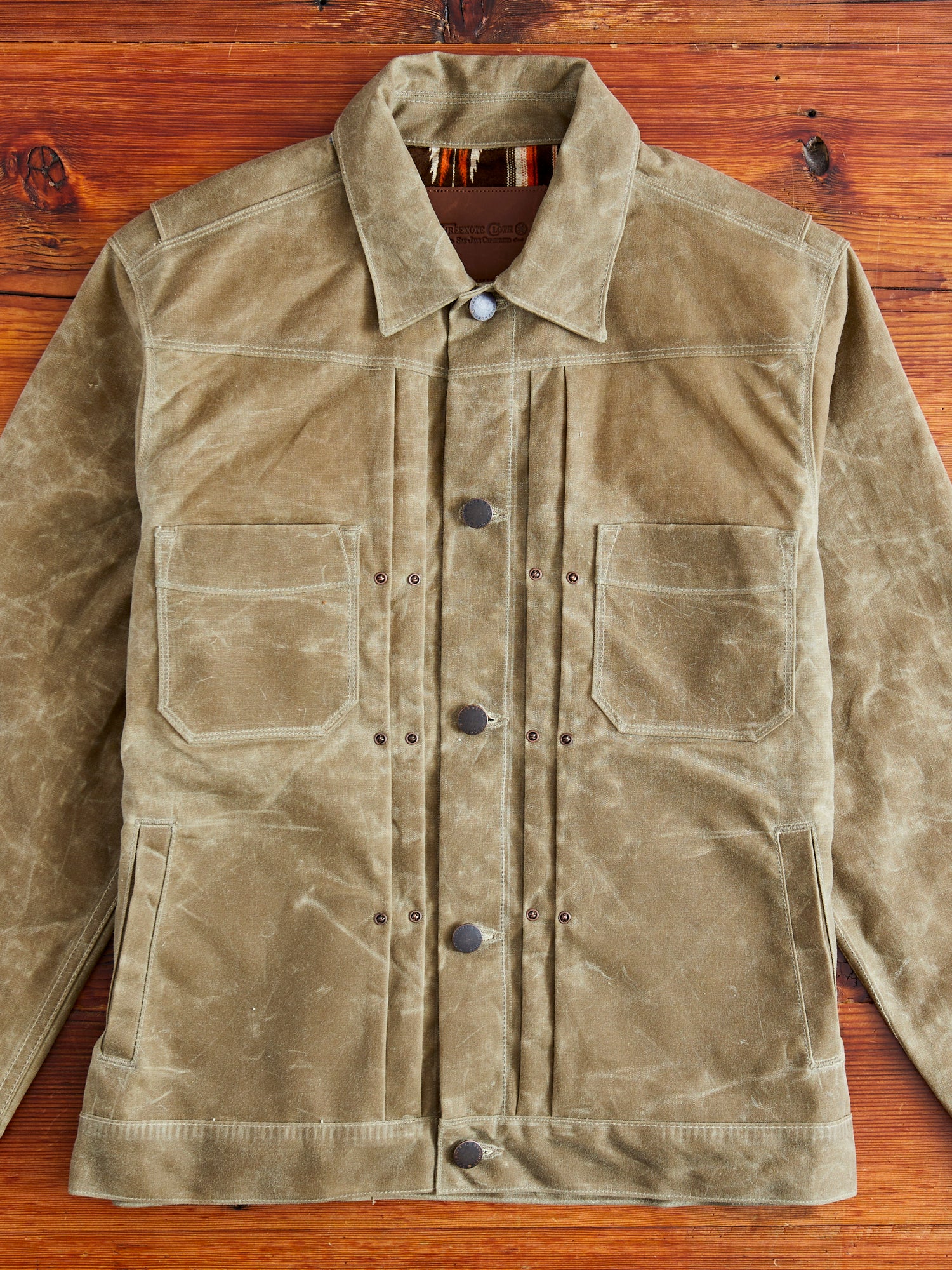 10oz Waxed Canvas Riders Jacket in Tumbleweed – Blue Owl Workshop