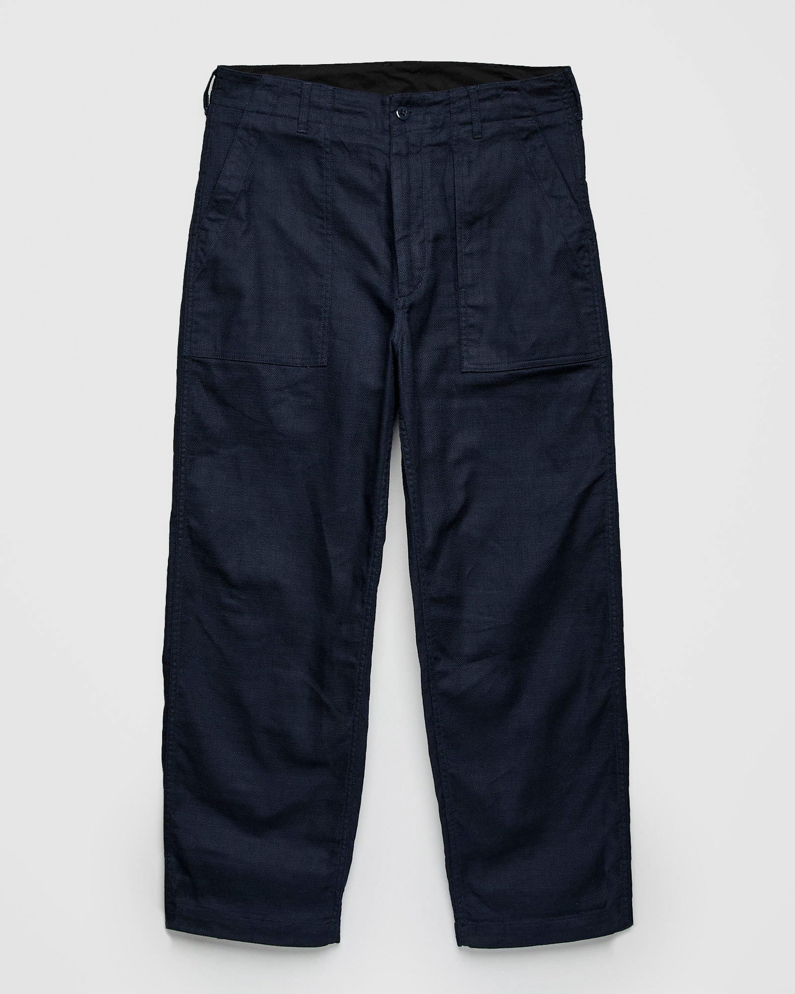 Fatigue Pants in Dark Navy Cotton Linen Java Cloth – Blue Owl Workshop