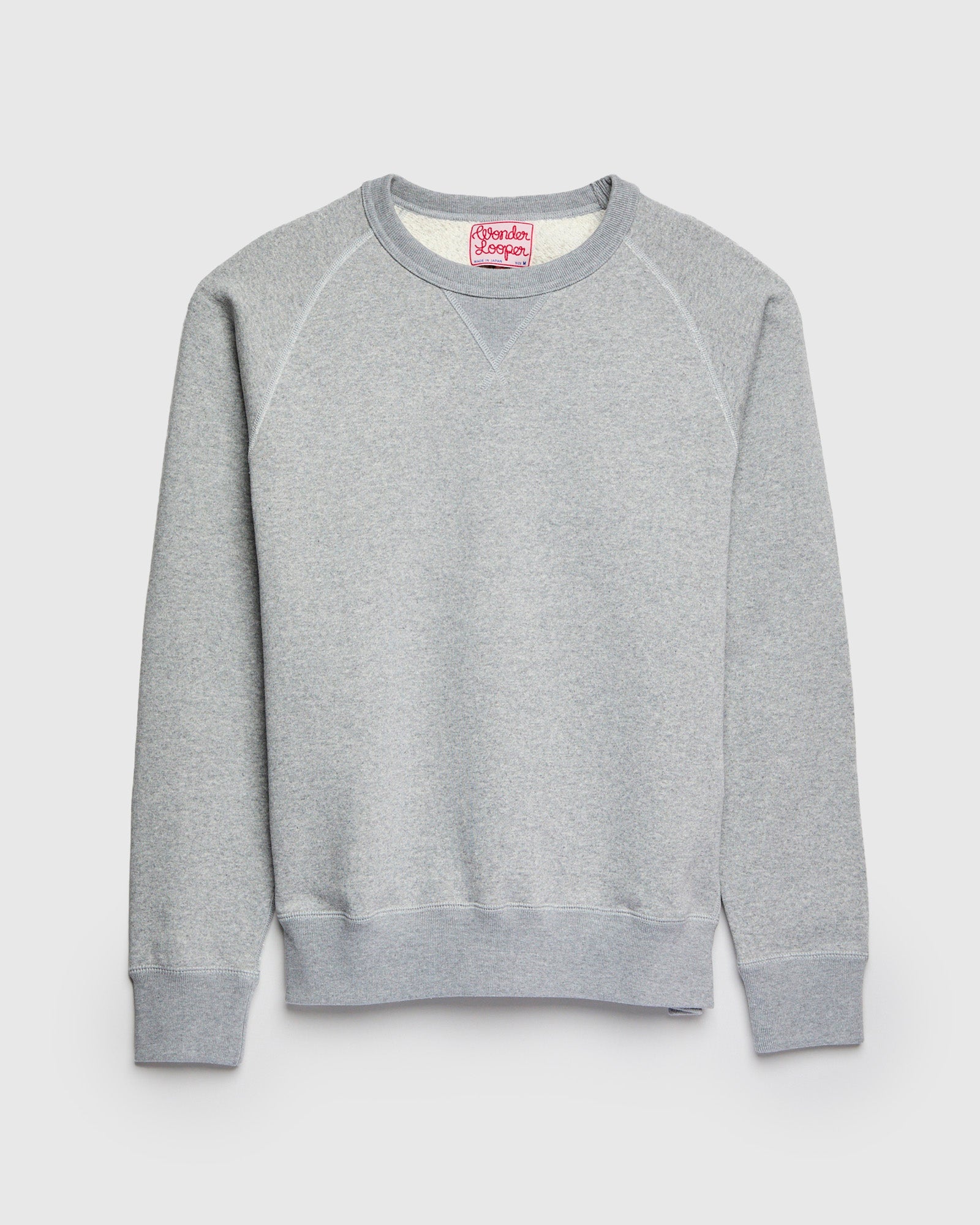 Super Looper Crewneck in Heather Grey – Blue Owl Workshop