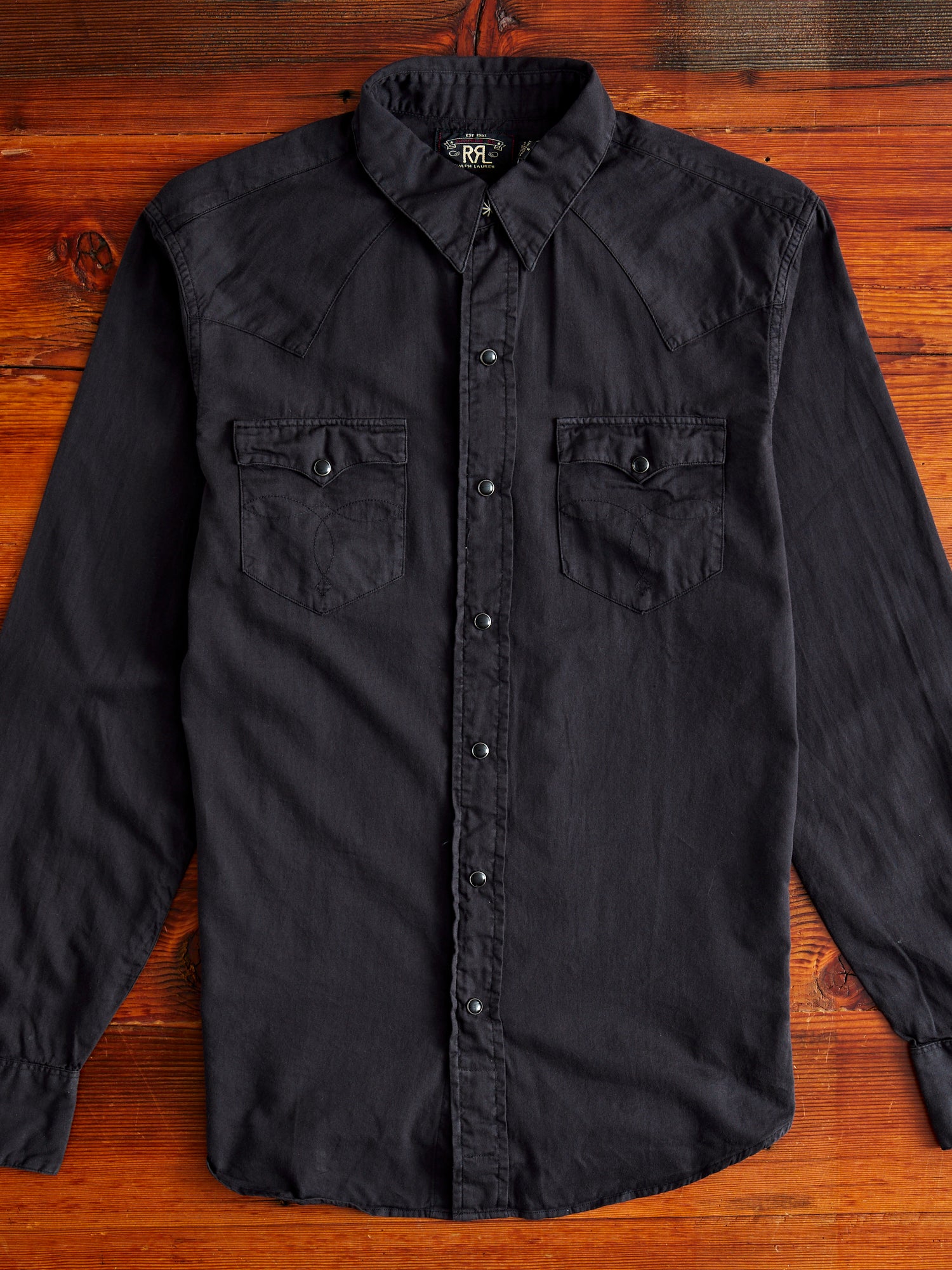 Heritage Western Workshirt in Polo Black – Blue Owl Workshop