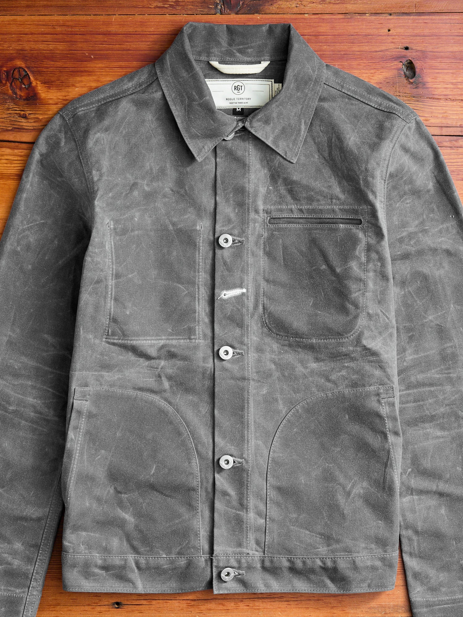 Waxed Canvas Ridgeline Supply Jacket in Grey – Blue Owl Workshop