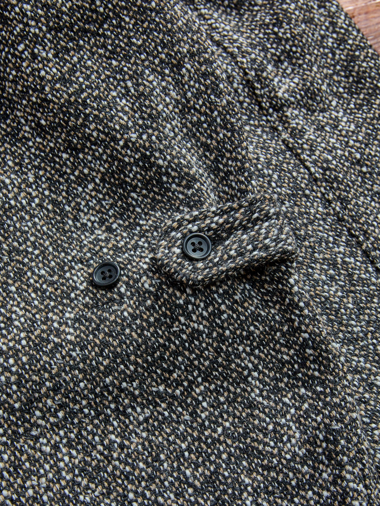 Homespun Loiter Jacket in Brown Black Wool – Blue Owl Workshop