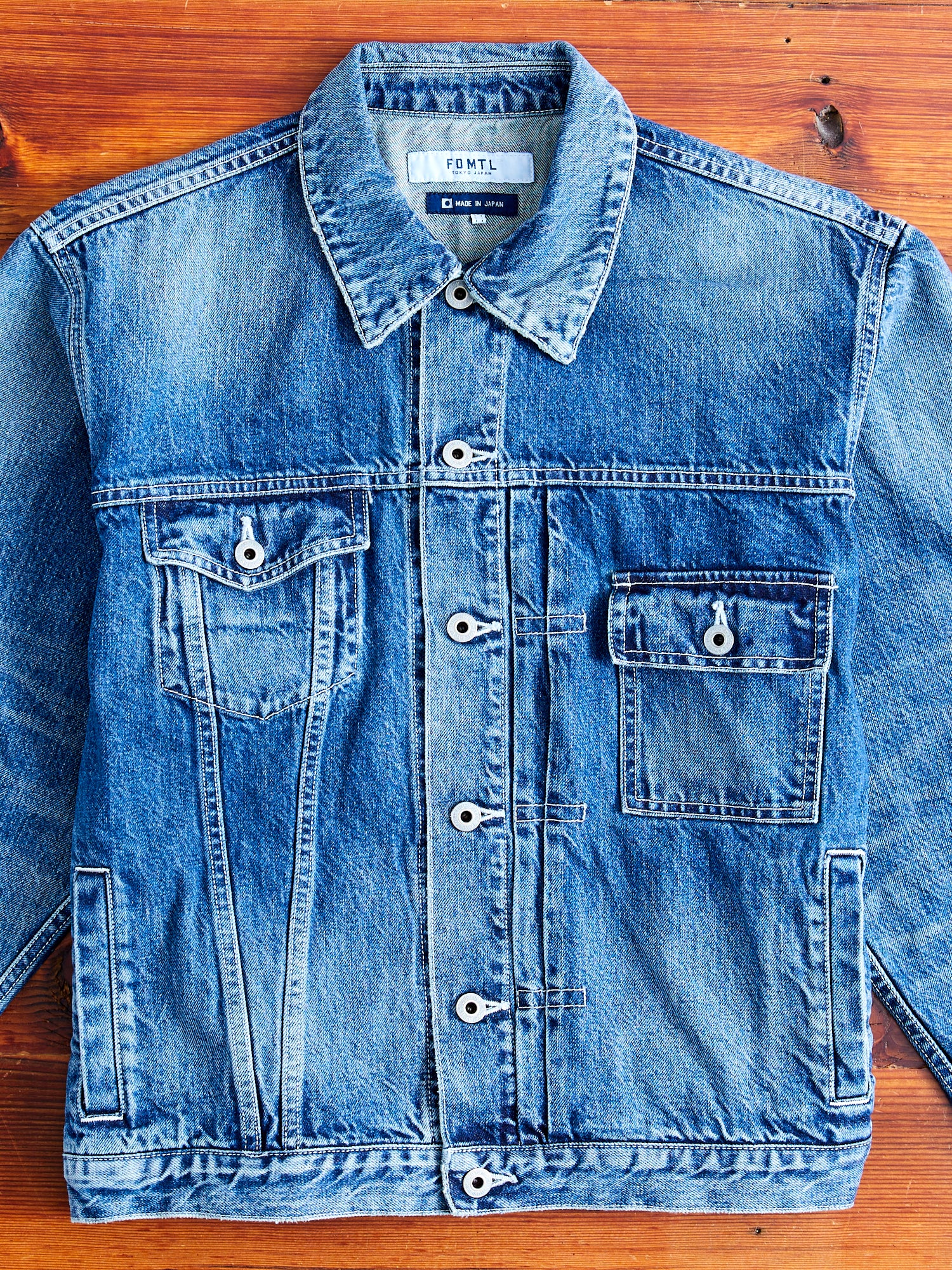 Denim Jacket in Indigo 3-Year Wash – Blue Owl Workshop