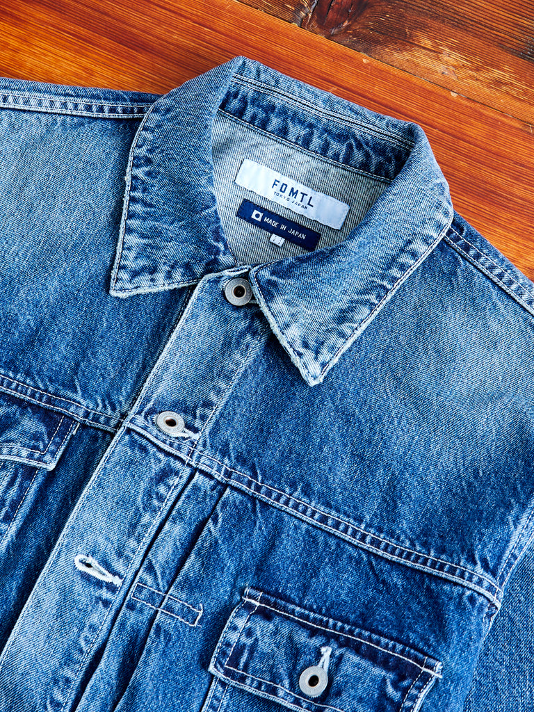 Denim Jacket in Indigo 3-Year Wash – Blue Owl Workshop