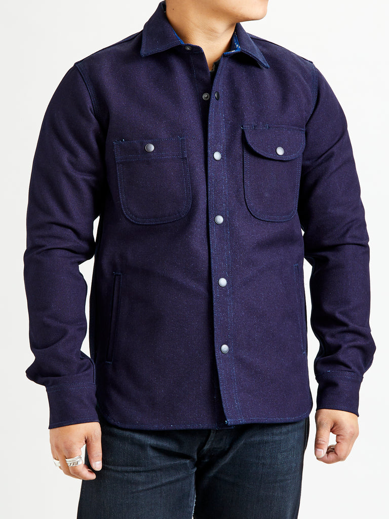 "Heavyweight ISC" Service Shirt in Indigo – Blue Owl Workshop