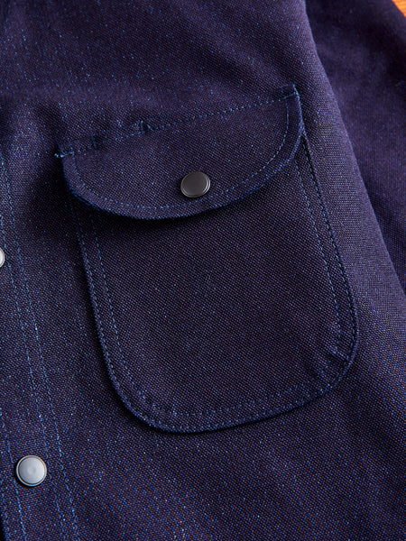 "Heavyweight ISC" Service Shirt in Indigo – Blue Owl Workshop