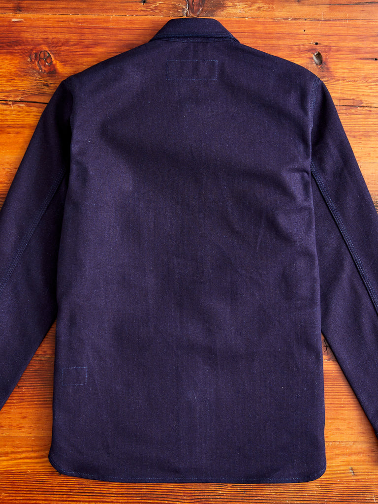 "Heavyweight ISC" Service Shirt in Indigo – Blue Owl Workshop