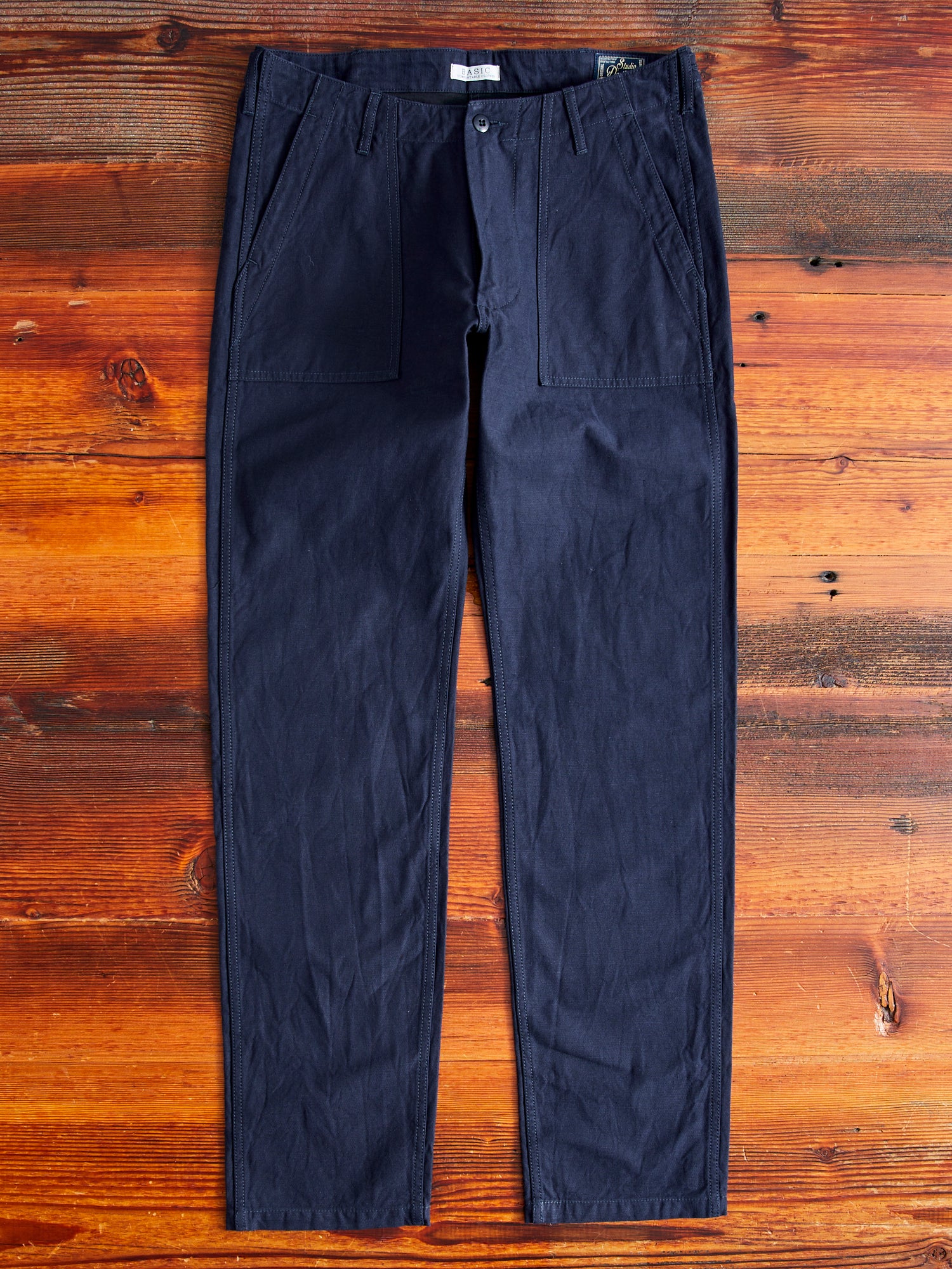 1811-IND Military Baker Pants in Indigo – Blue Owl Workshop