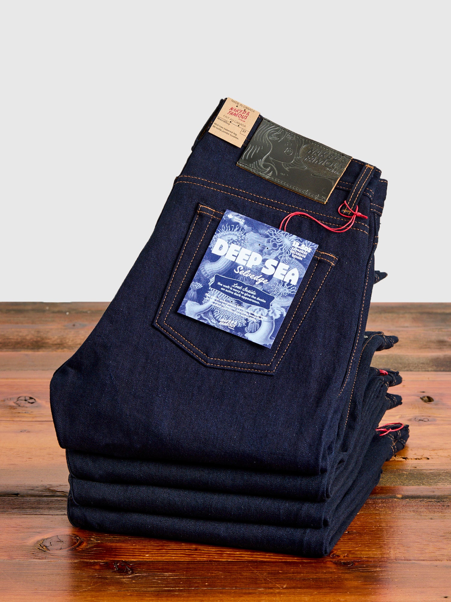 "Deep Sea Selvedge" 12.5oz Double Indigo Selvedge Denim - Weird Guy Fi ...