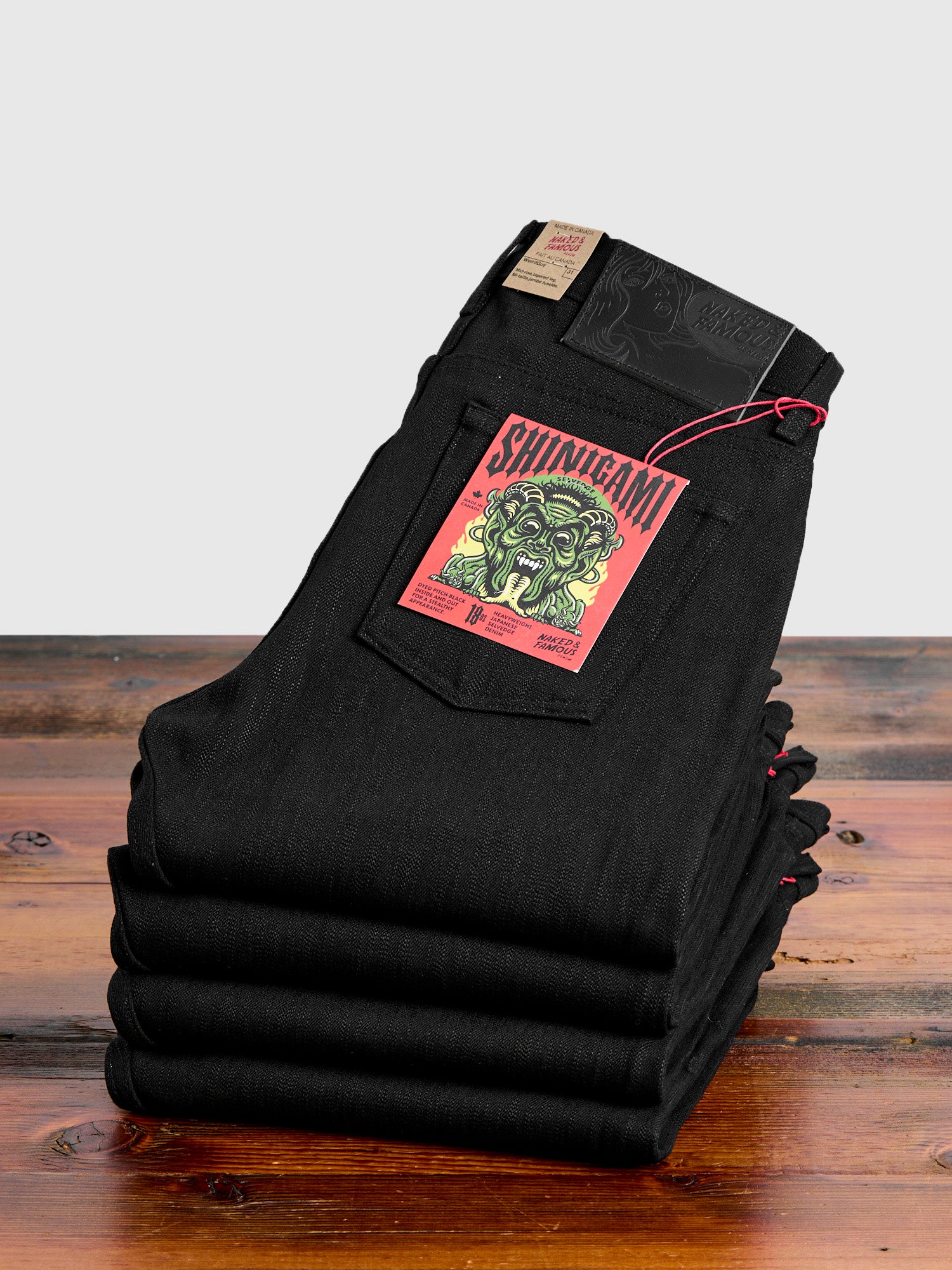 "Shinigami" 18oz Slub Selvedge Denim - Weird Guy Fit – Blue Owl Workshop