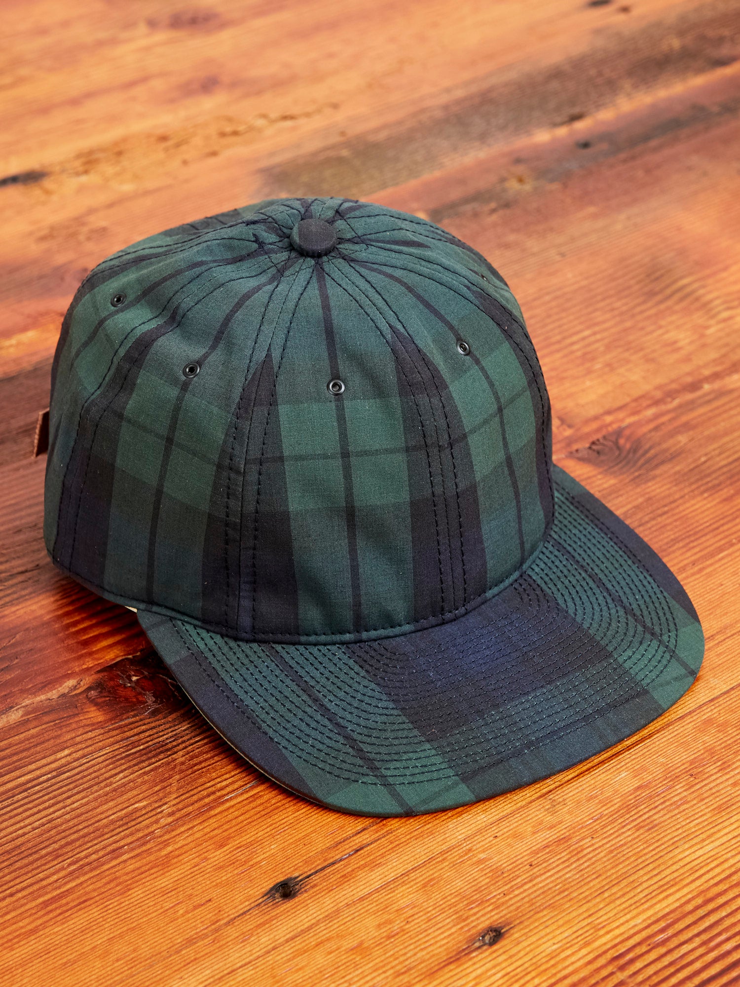 Tartan Cap in Navy – Blue Owl Workshop