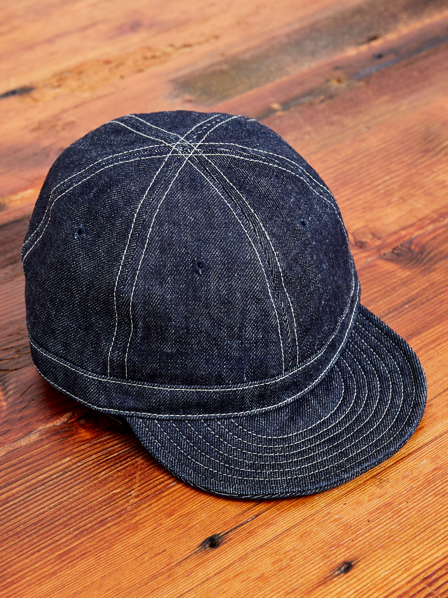 13.5oz Denim Work Cap in Indigo – Blue Owl Workshop