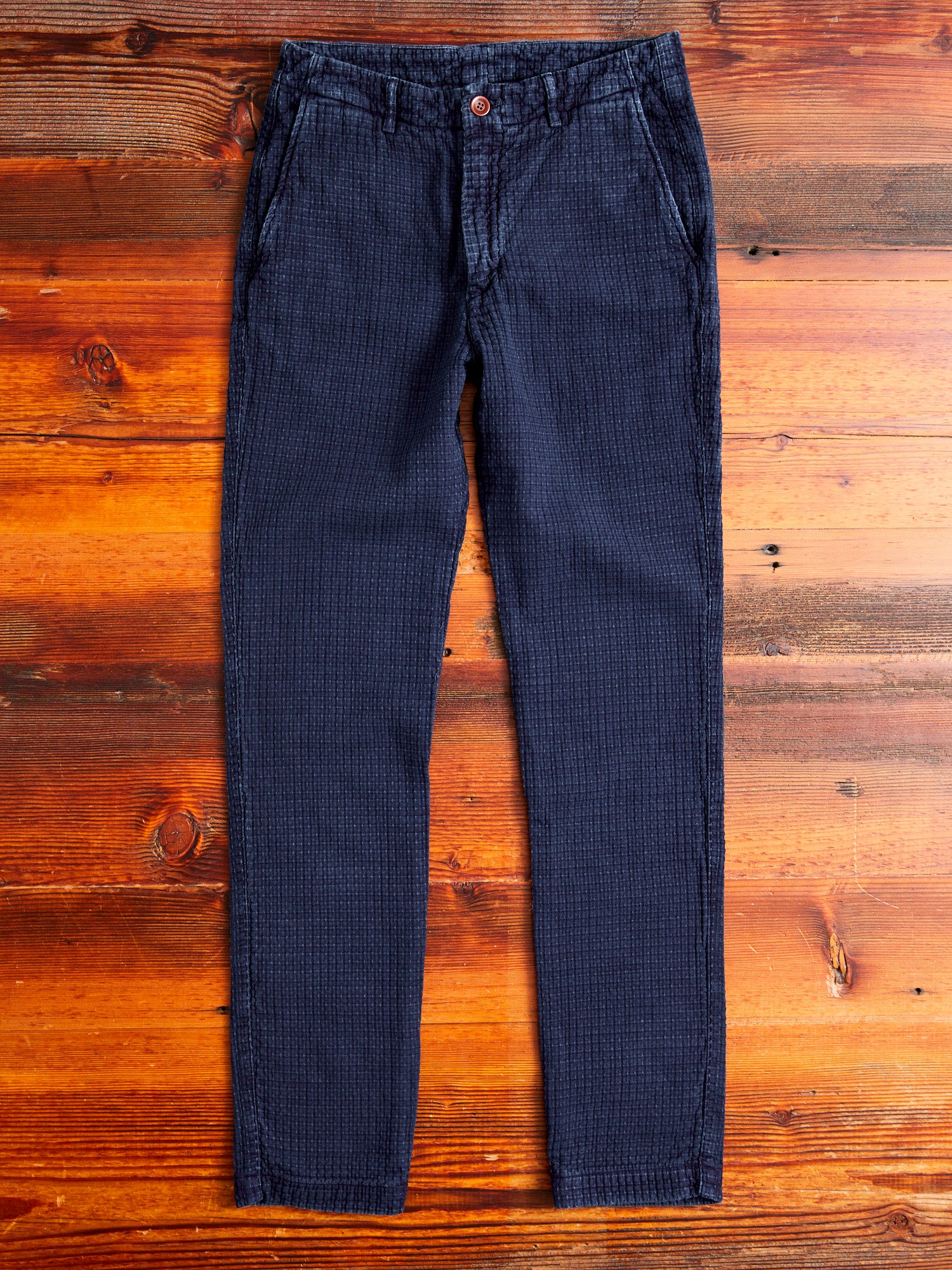 1870 Stitched Sashiko Trousers in Indigo – Blue Owl Workshop