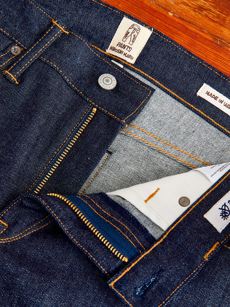 10.5oz Stretch Selvedge Denim - Pen Slim – Blue Owl Workshop