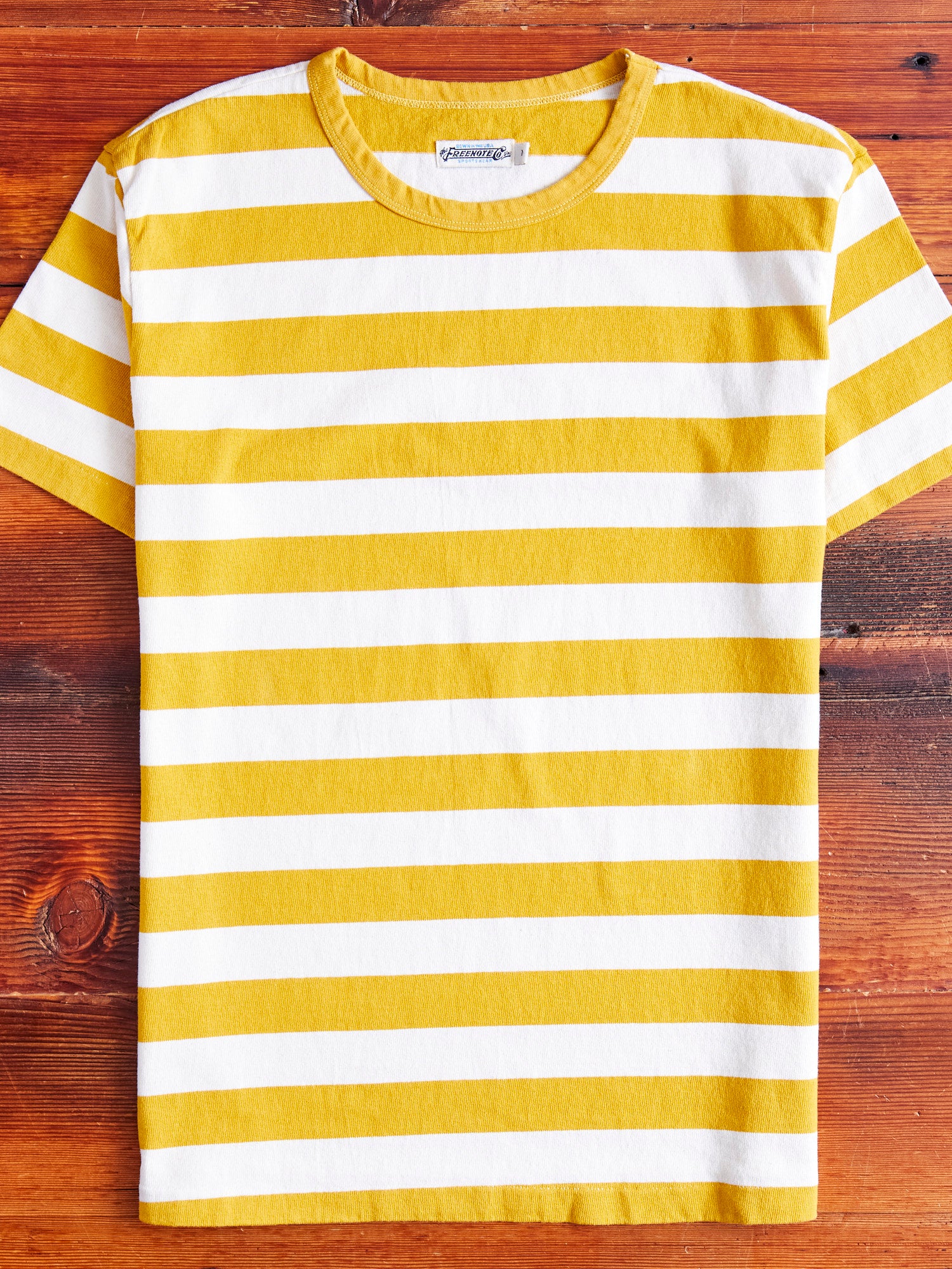 Shifter Stripe T-Shirt in Mustard – Blue Owl Workshop