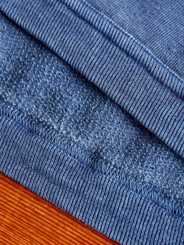 Pigment Dyed French Terry Sweatshirt in Indigo – Blue Owl Workshop