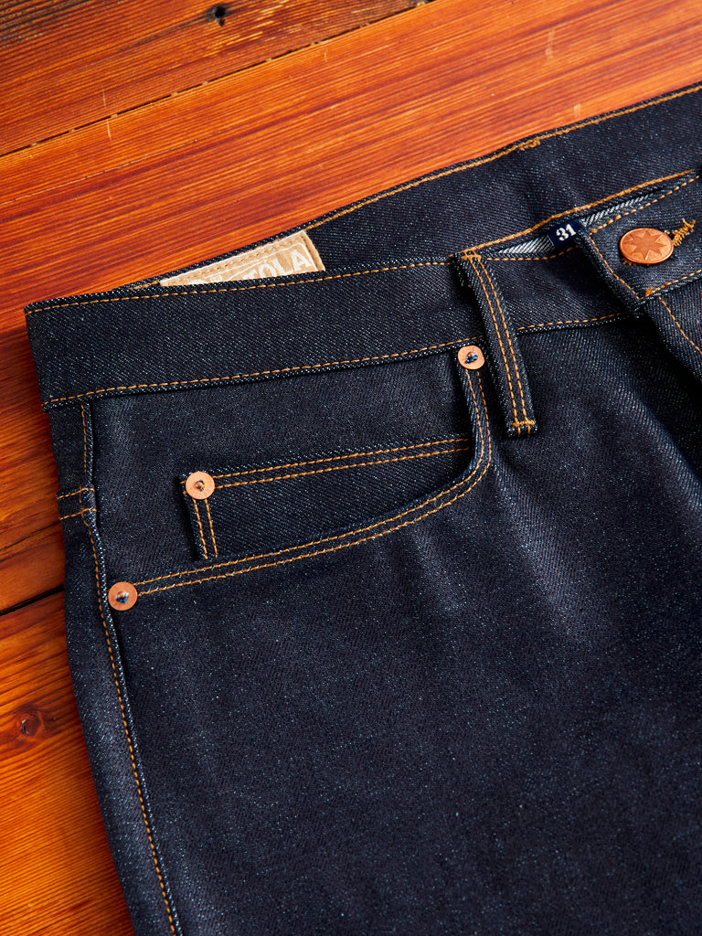 "Portola" 14.5oz Selvedge Denim - Tapered Fit – Blue Owl Workshop