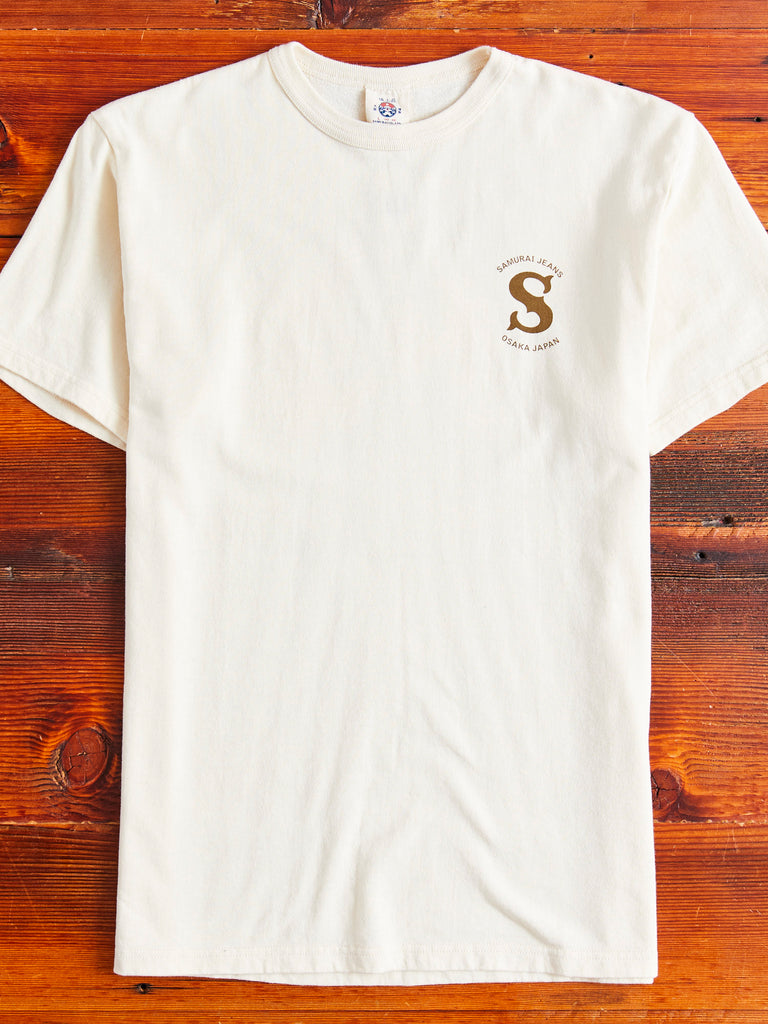 "Ranji" Inlay Loopwheel T-Shirt in Ivory – Blue Owl Workshop