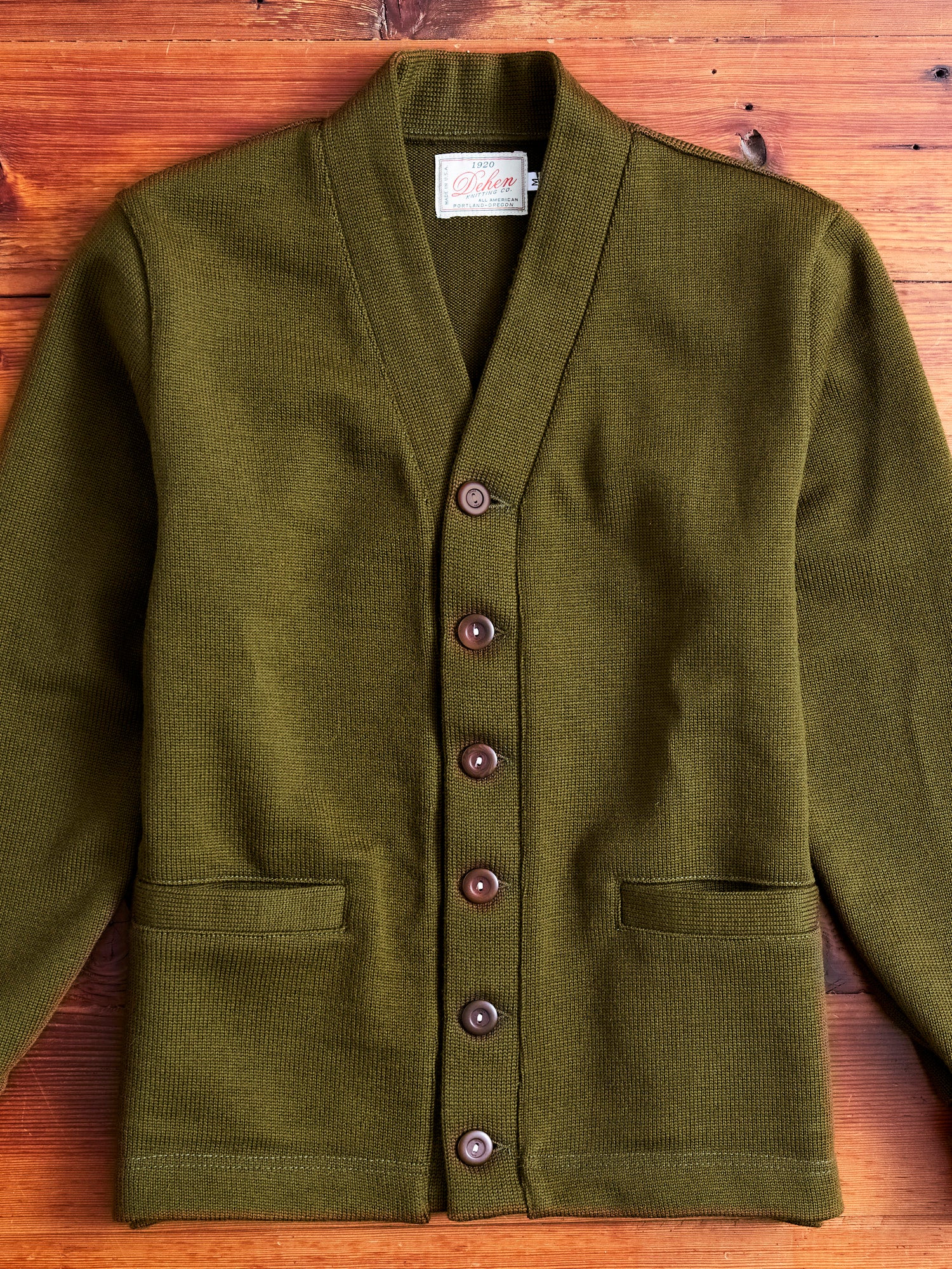 Classic Cardigan in Loden – Blue Owl Workshop