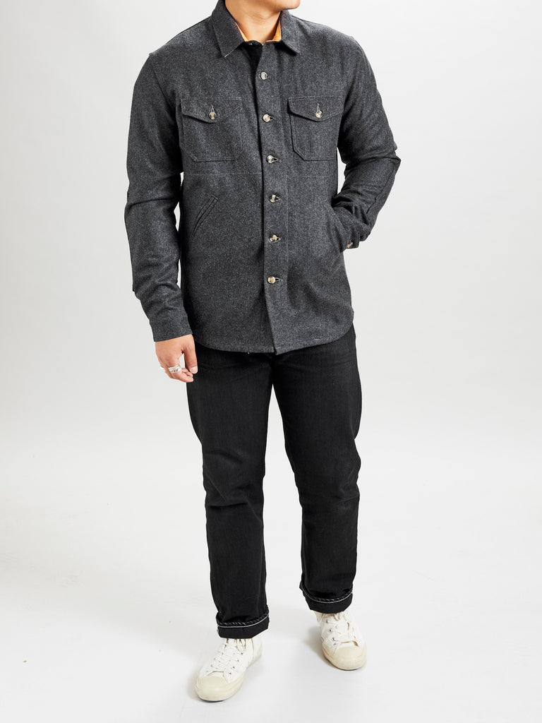 Crissman Overshirt in Charcoal – Blue Owl Workshop