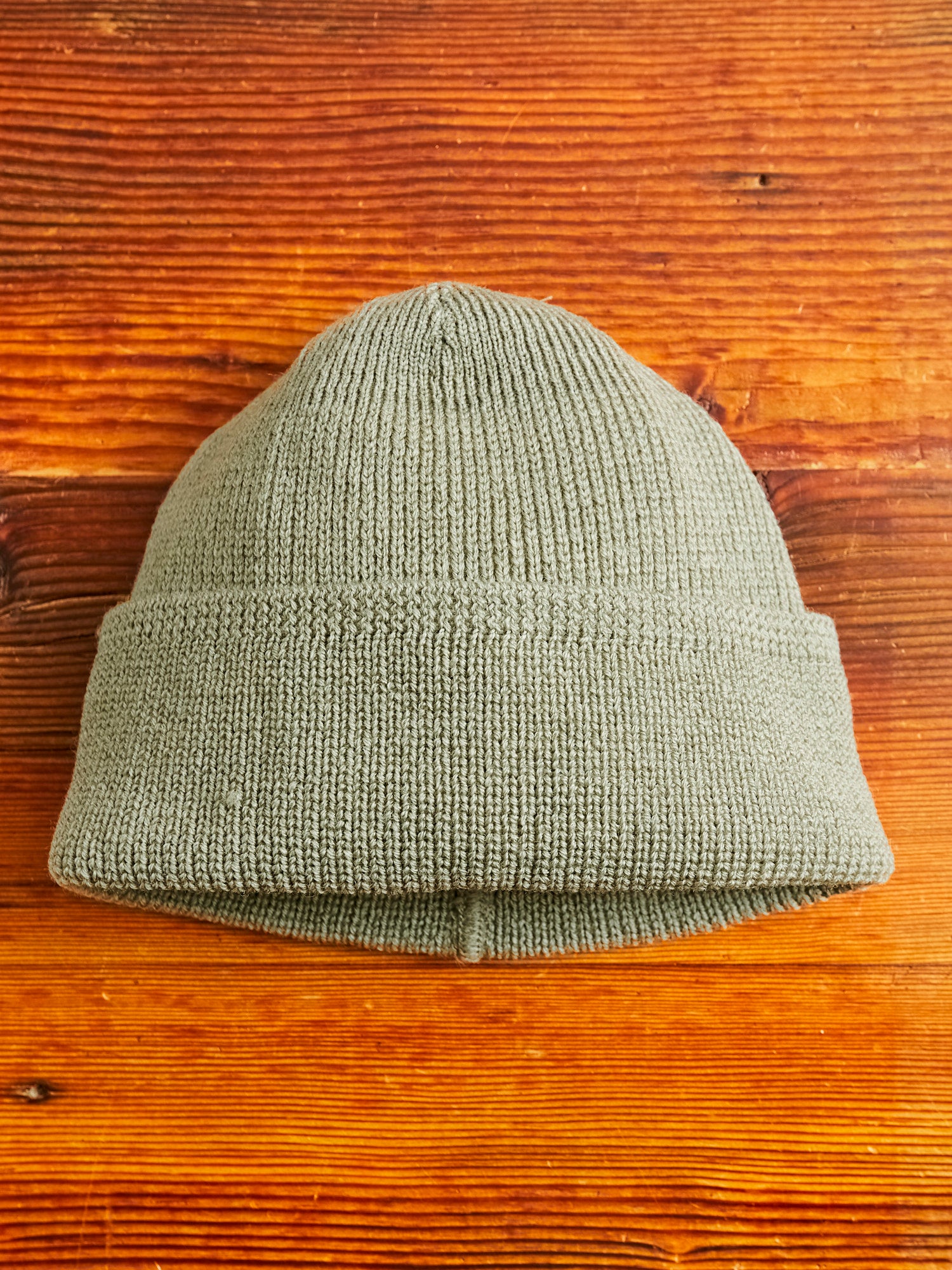 Wool Knit Watch Cap in Sage – Blue Owl Workshop
