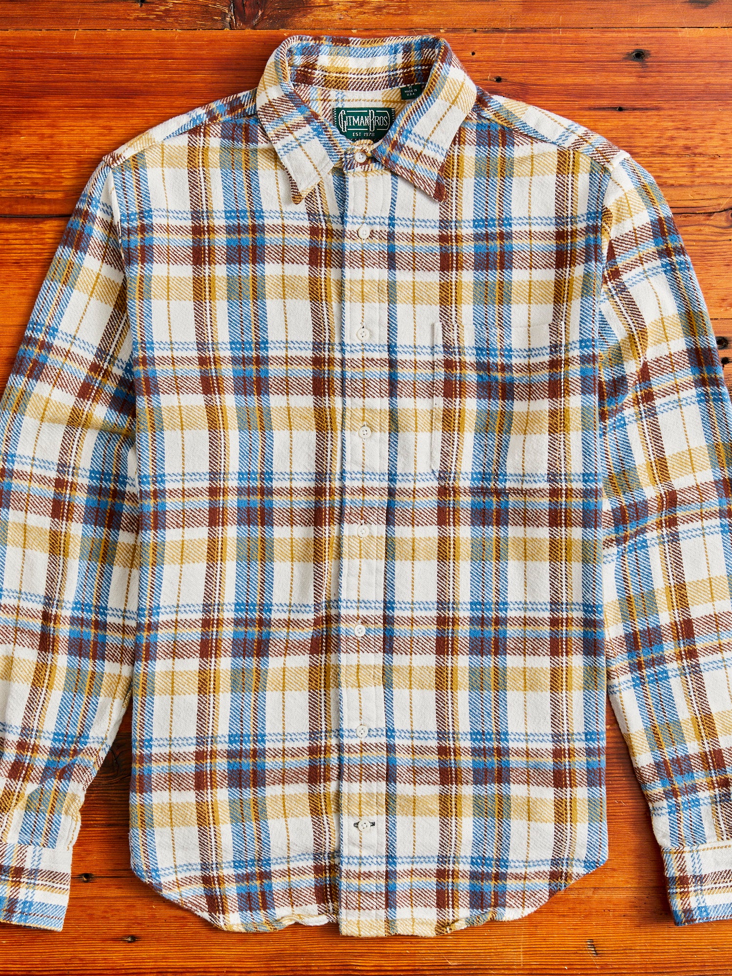 Brushed Triple-Yarn Flannel in White – Blue Owl Workshop