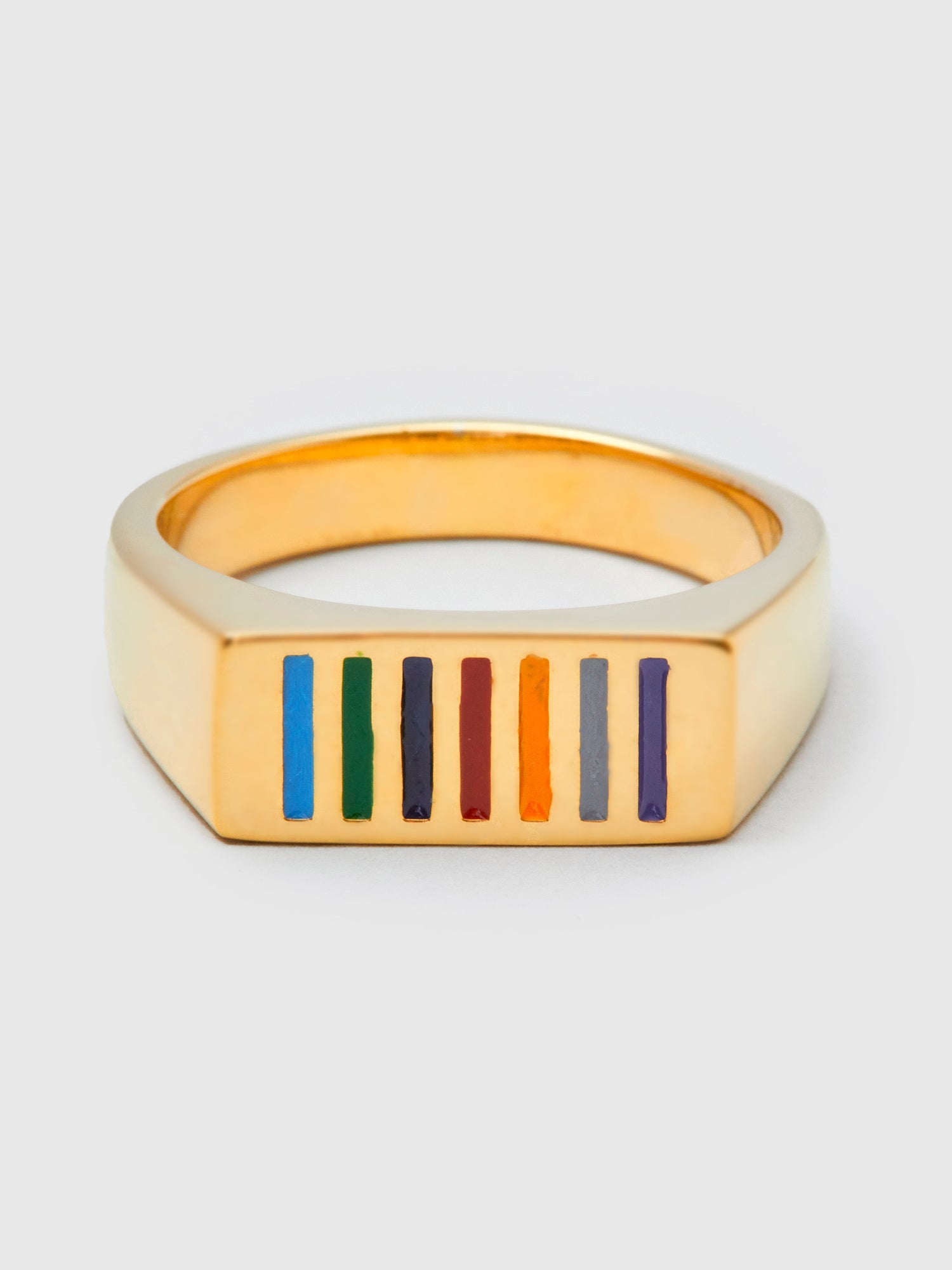 Prism Ring in Gold/Resin – Blue Owl Workshop