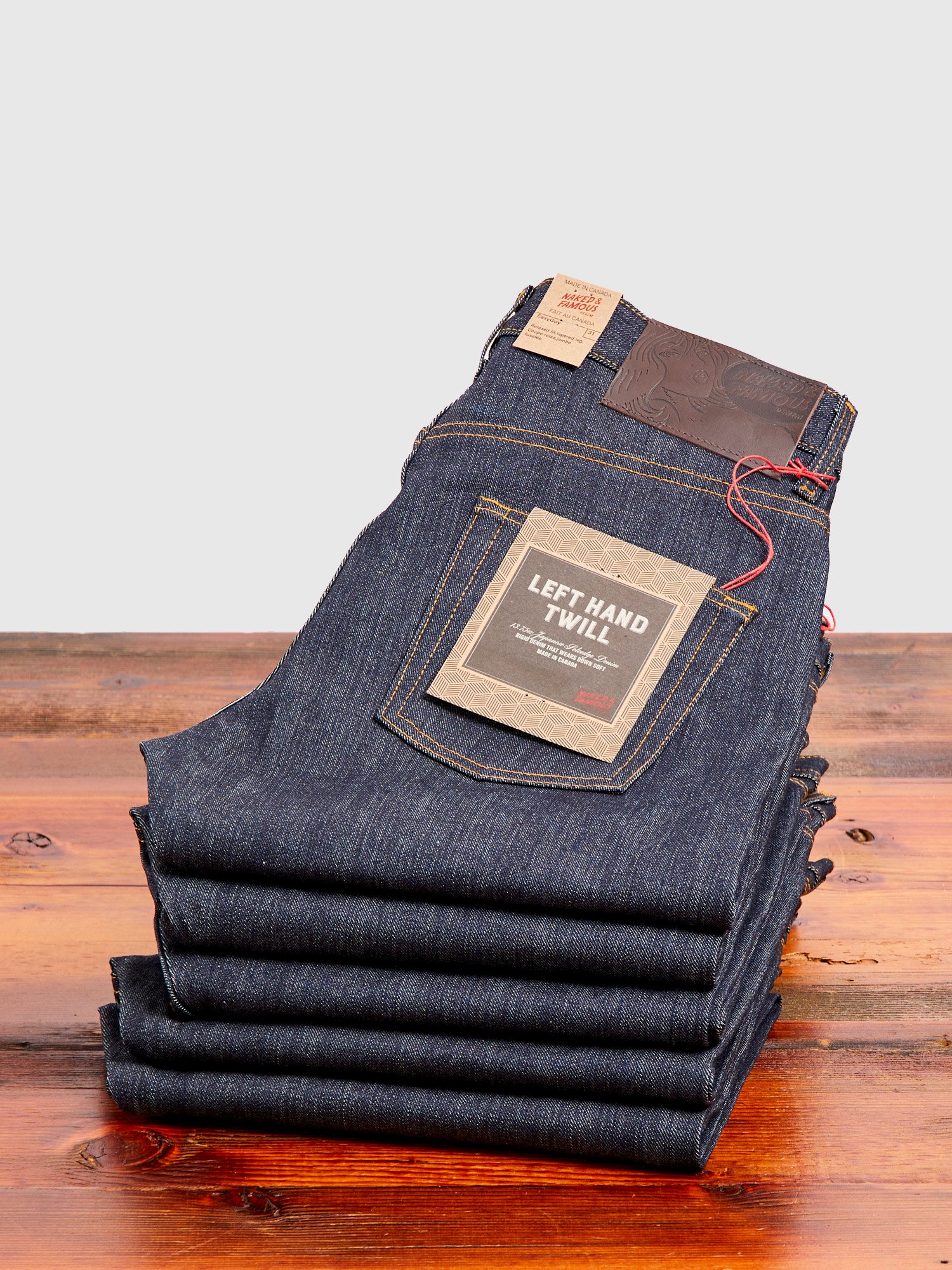 "Left Hand Twill" 13.75oz Selvedge Denim - Easy Guy Fit – Blue Owl Workshop