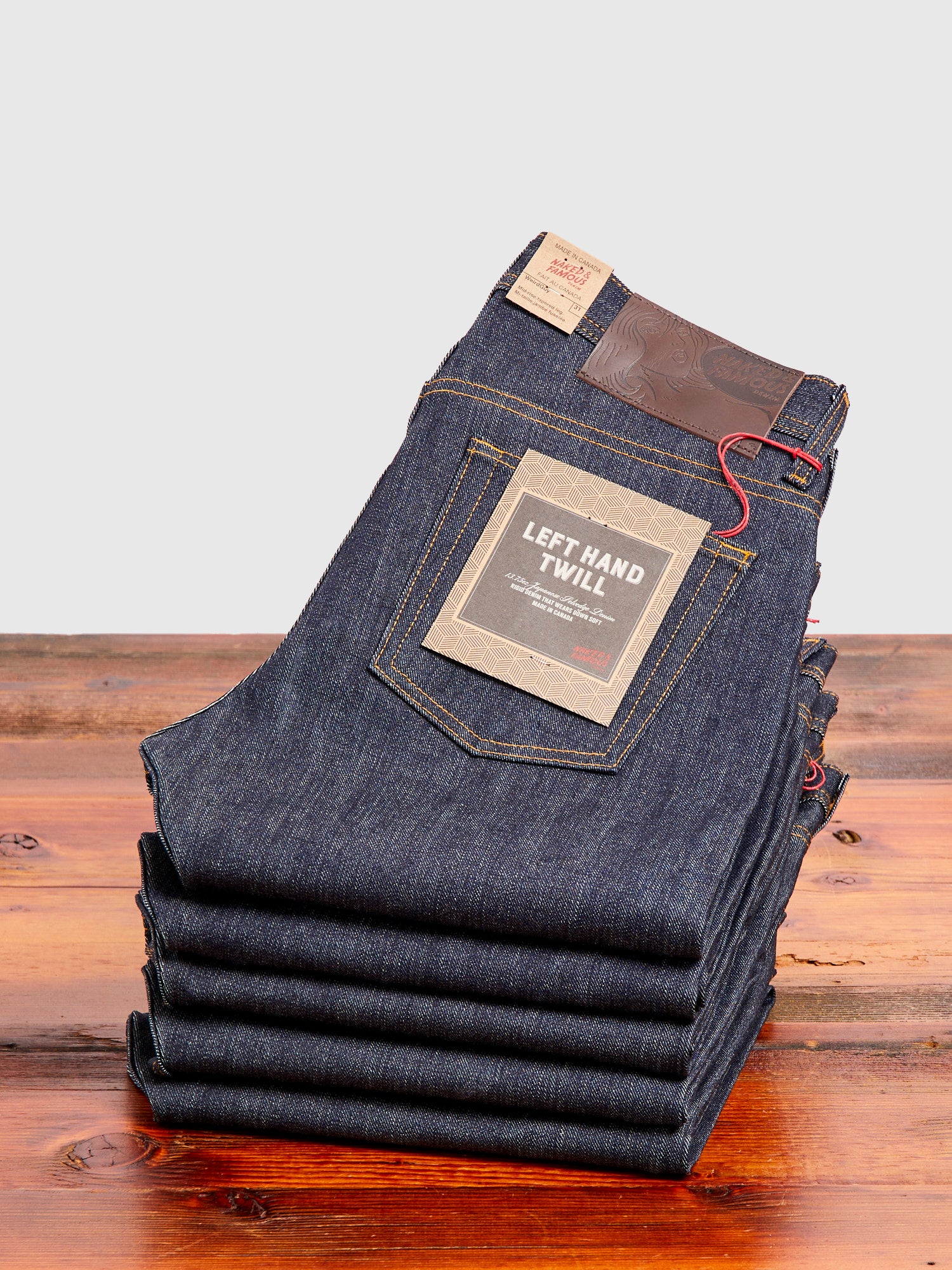 "Left Hand Twill" 13.75oz Selvedge Denim - Weird Guy Fit – Blue Owl ...
