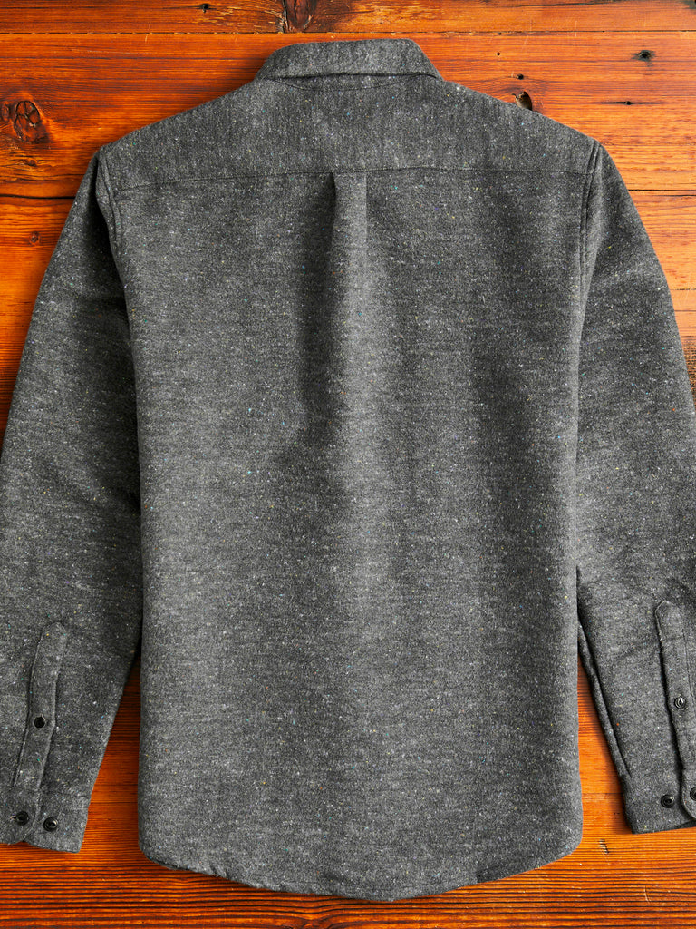 Soft Rude Button-Up Shirt in Grey Melange – Blue Owl Workshop