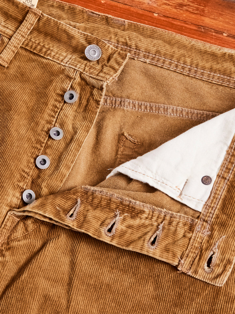 "Ro-Buck" Straight Fit Corduroy Pants in Tan – Blue Owl Workshop