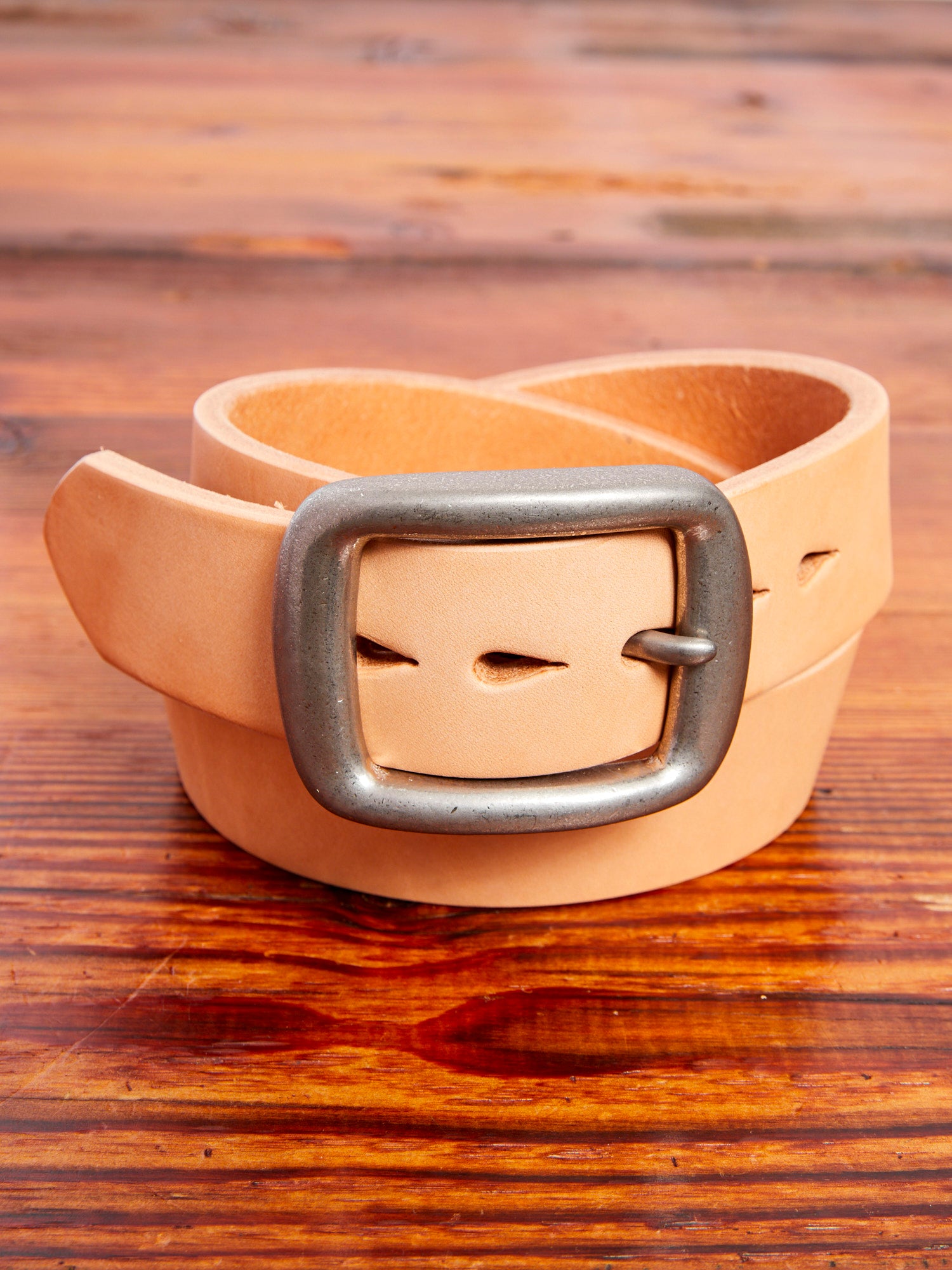 Heavyweight Curved Belt in Natural – Blue Owl Workshop