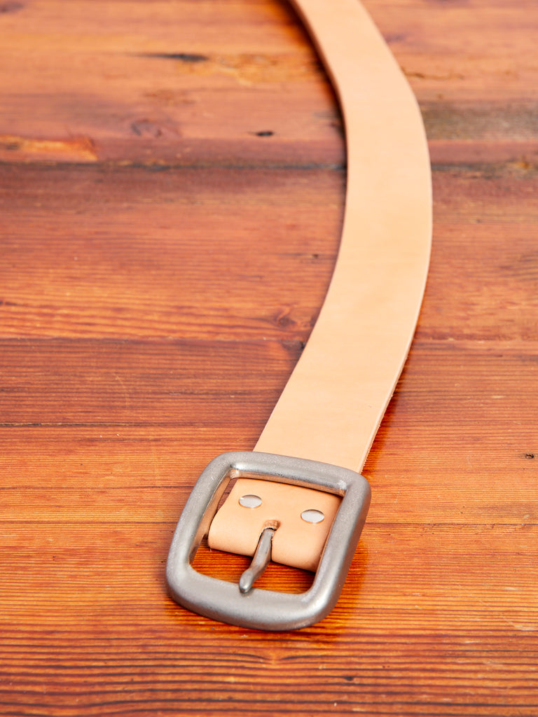 Heavyweight Curved Belt in Natural – Blue Owl Workshop