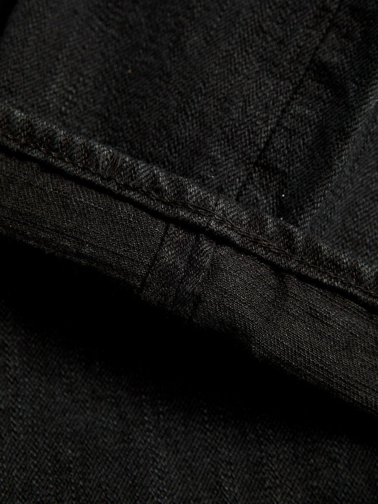 D1864S "Kurozome" 14oz Deep Black Selvedge Denim - Relaxed Tapered Fit – Blue Owl Workshop