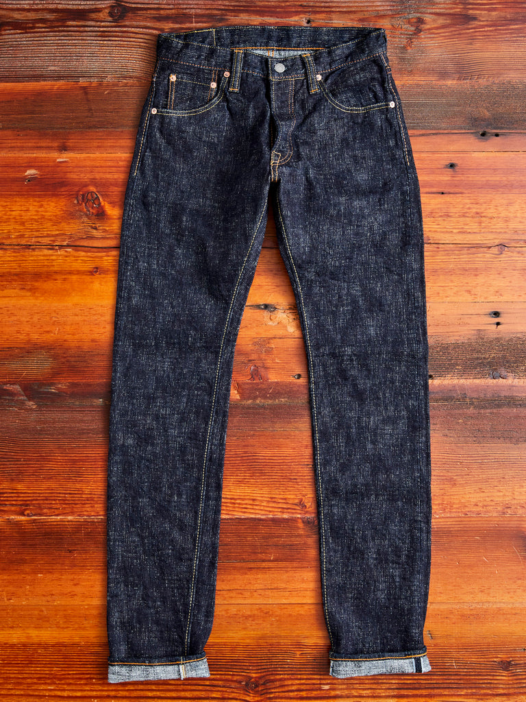 WSB-013 "Double Slub" 16oz Rinsed Selvedge Denim - Slim Tapered Fit ...