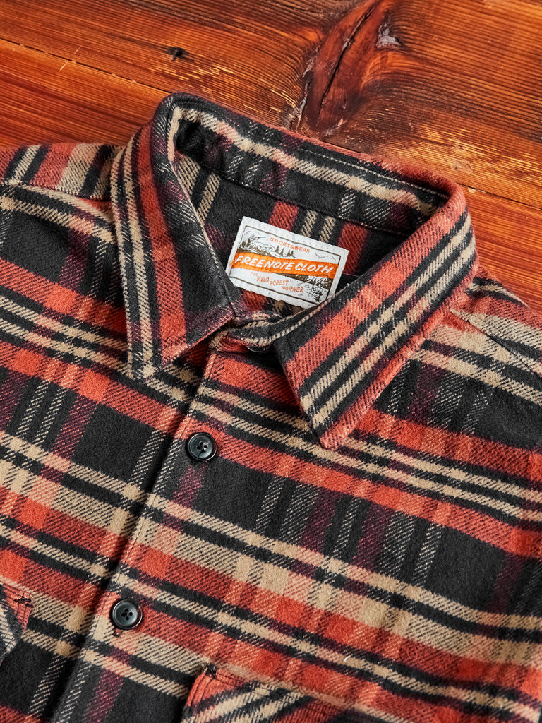 Benson Flannel Work Shirt in Picante – Blue Owl Workshop