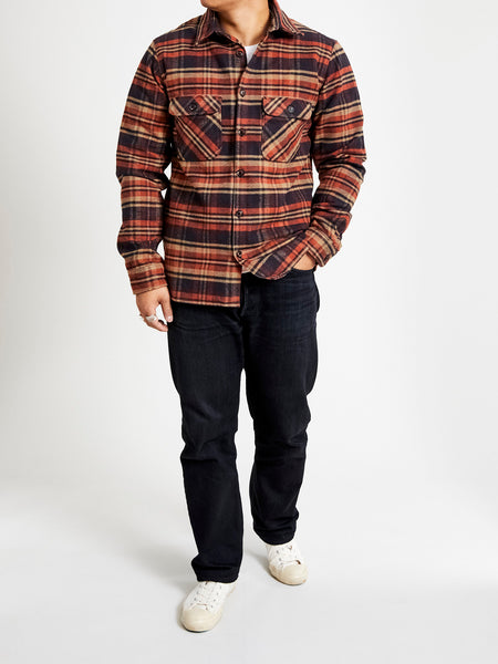 Benson Flannel Work Shirt in Picante – Blue Owl Workshop