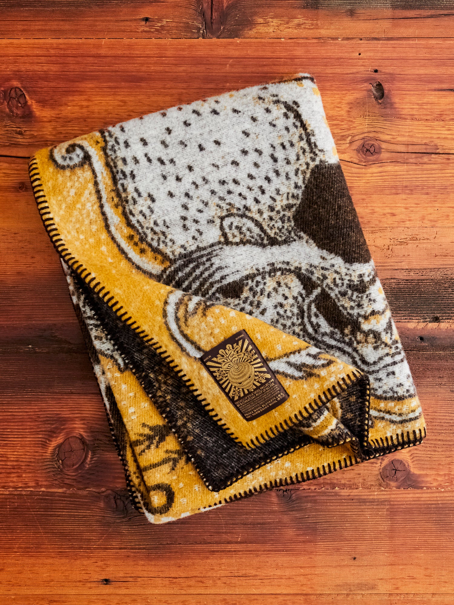 "Root of All Evil" Norwegian Wool Blanket – Blue Owl Workshop
