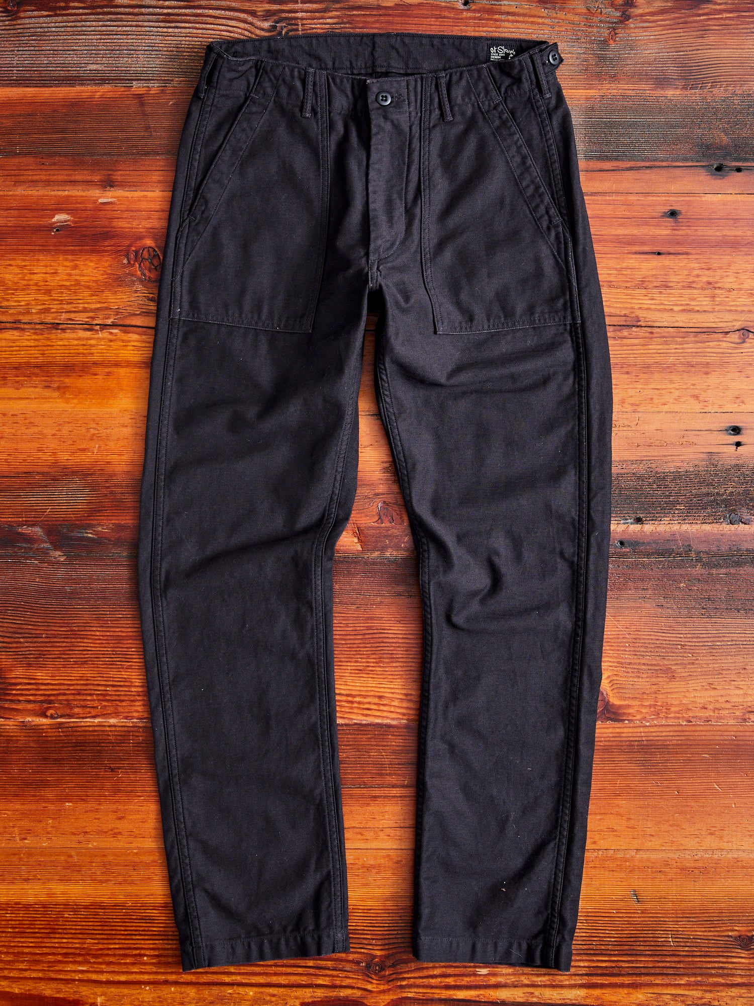 Slim Fatigue Pants in Black – Blue Owl Workshop