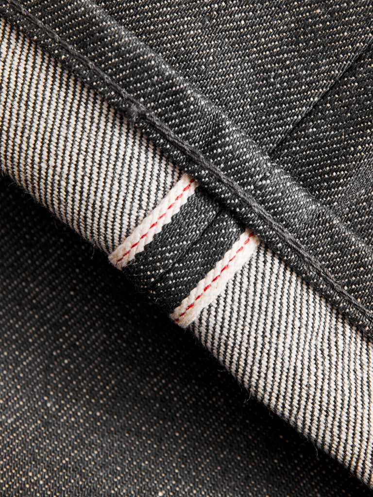 0605-70G 14oz Grey Selvedge Denim - Natural Tapered Fit – Blue Owl Workshop