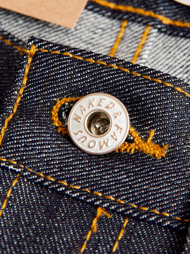 "Left Hand Twill" 13.75oz Selvedge Denim - True Guy Fit – Blue Owl Workshop