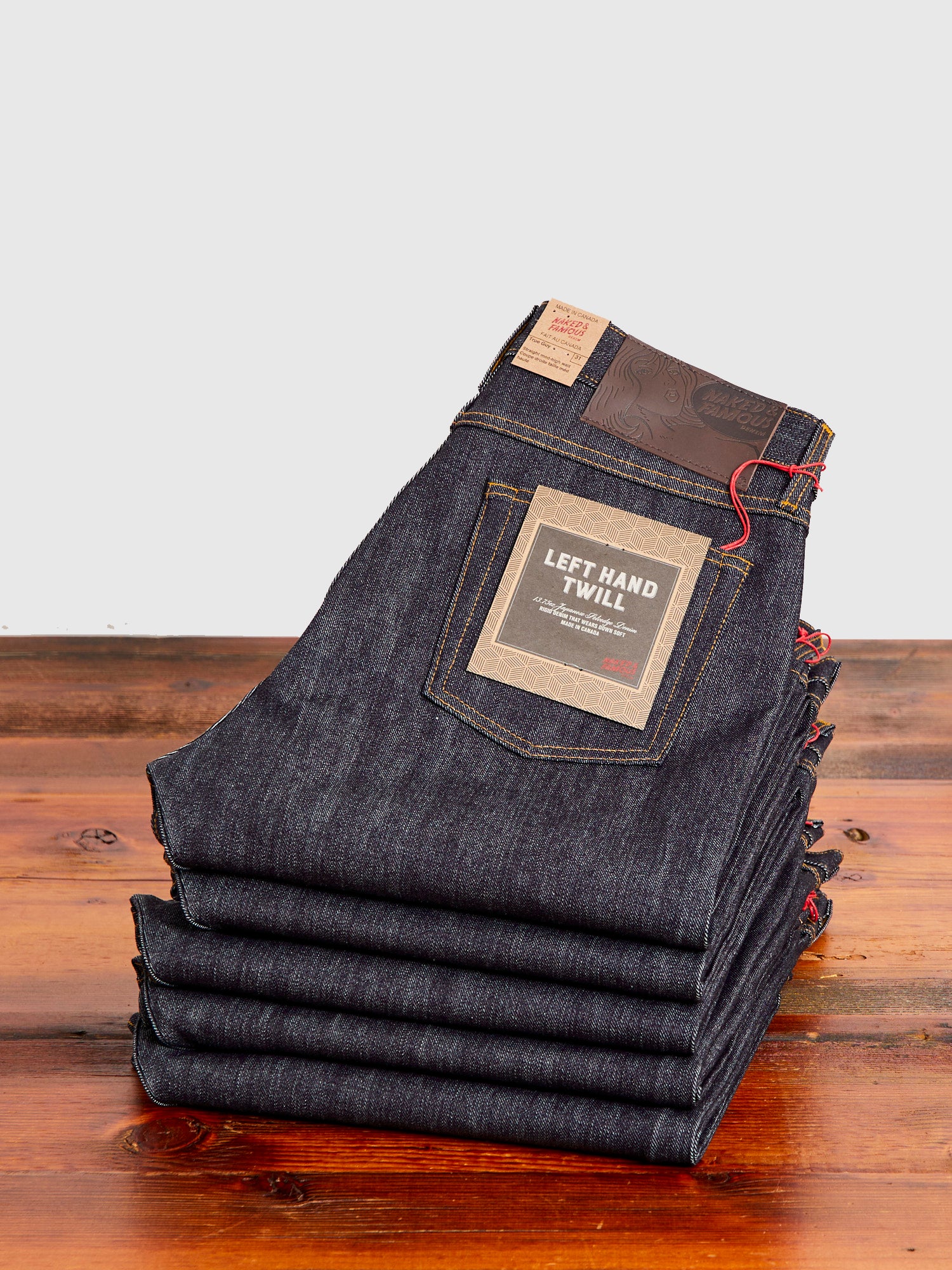 "Left Hand Twill" 13.75oz Selvedge Denim - True Guy Fit – Blue Owl Workshop