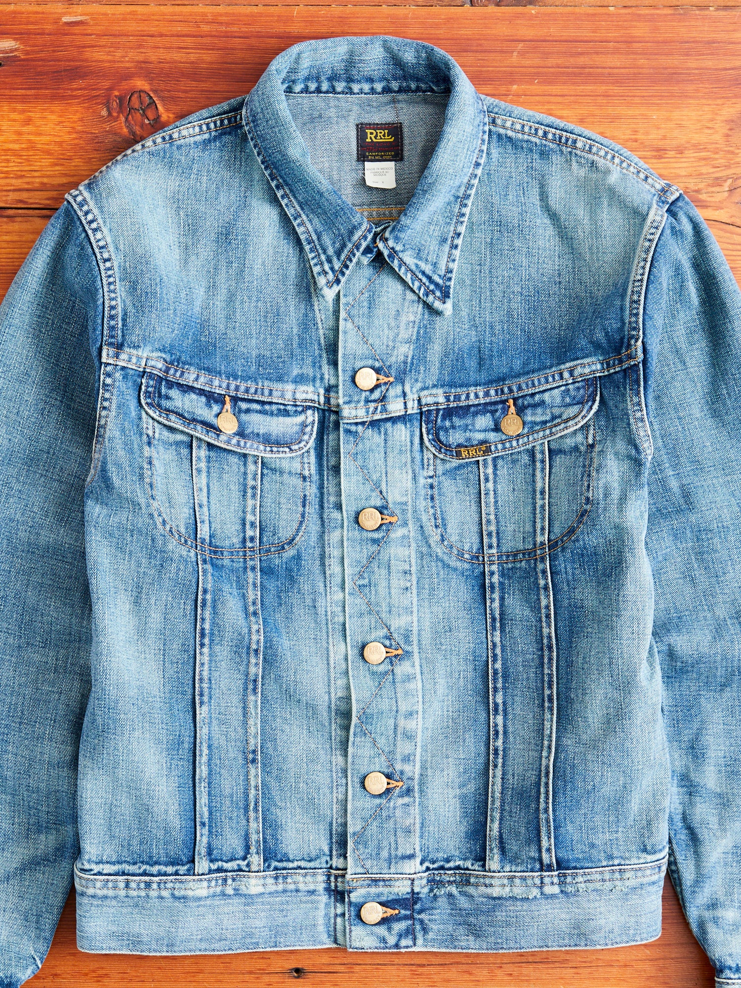 Lot 271 Denim Jacket in Washed Indigo – Blue Owl Workshop