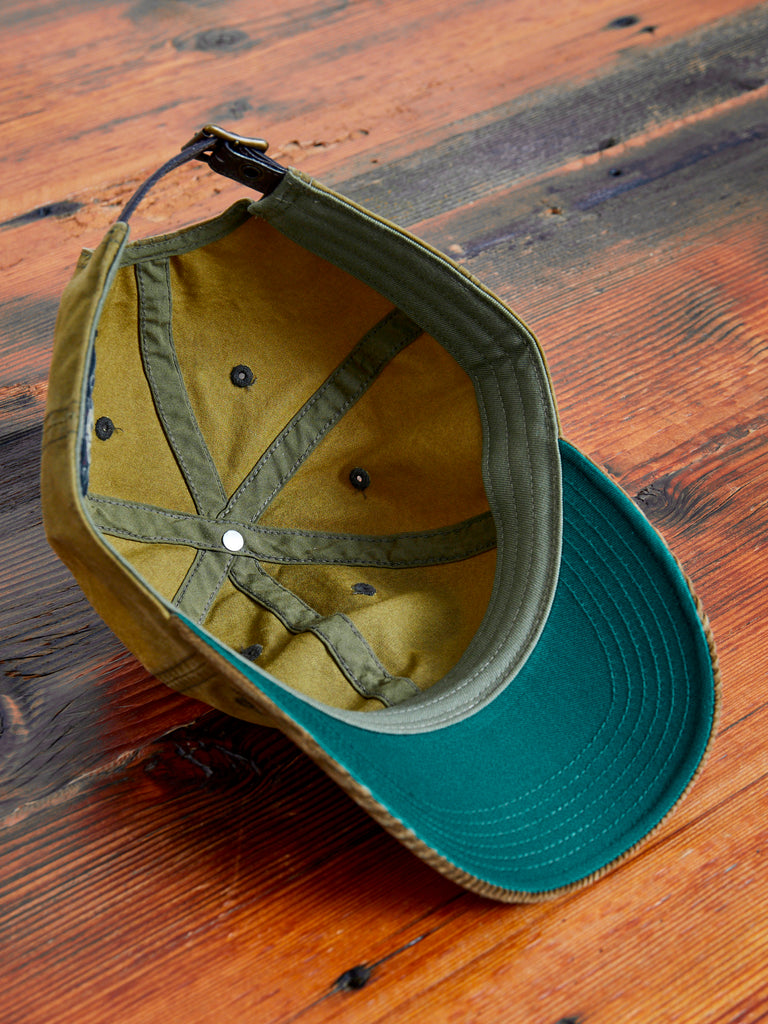 Oilcloth Baseball Cap in Explorer Olive – Blue Owl Workshop