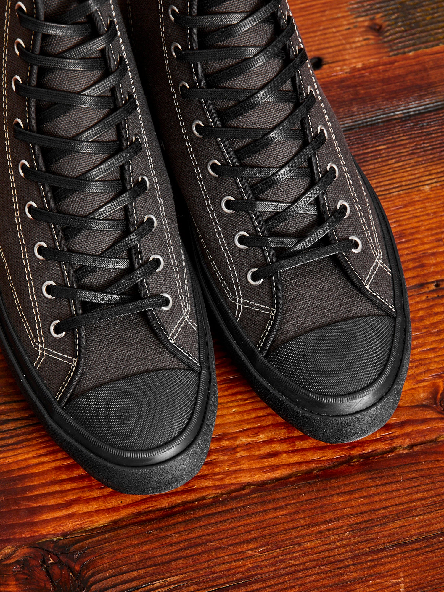 Hi Basket Sneaker in Charcoal – Blue Owl Workshop