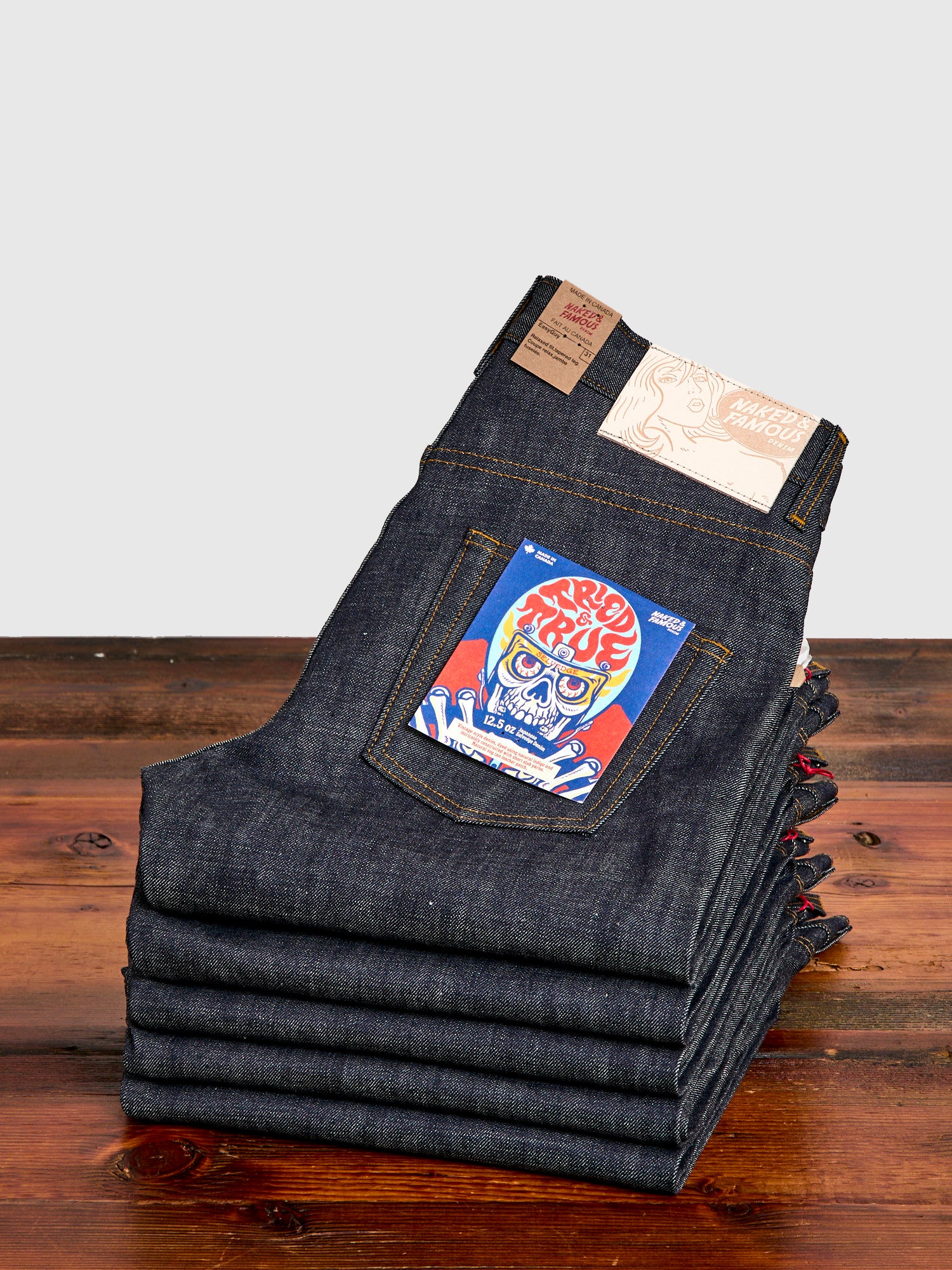 "Tried & True Selvedge" 12.5oz Selvedge Denim - Easy Guy Fit – Blue Owl ...