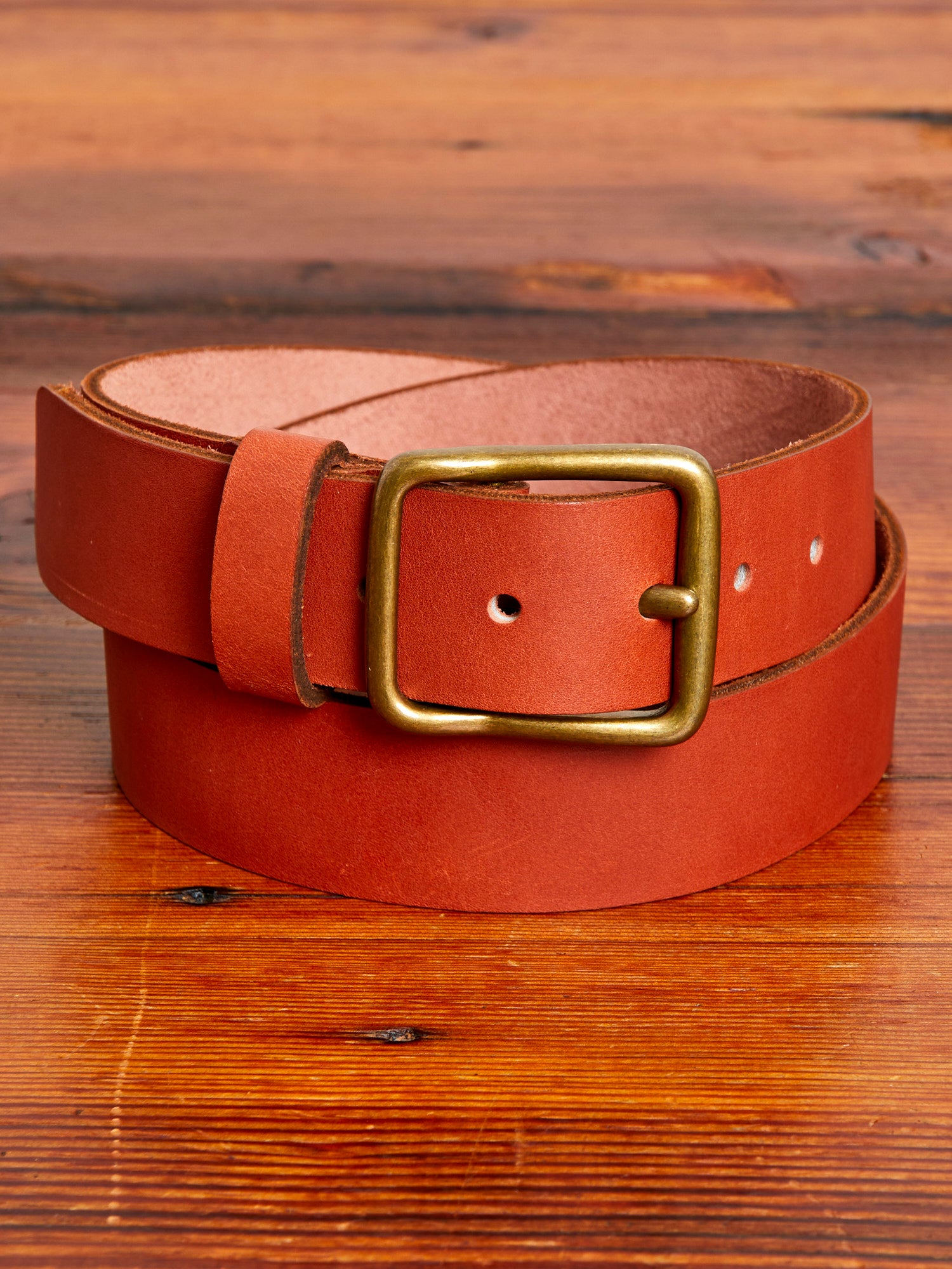 Pioneer Leather Belt in Oro Russet – Blue Owl Workshop