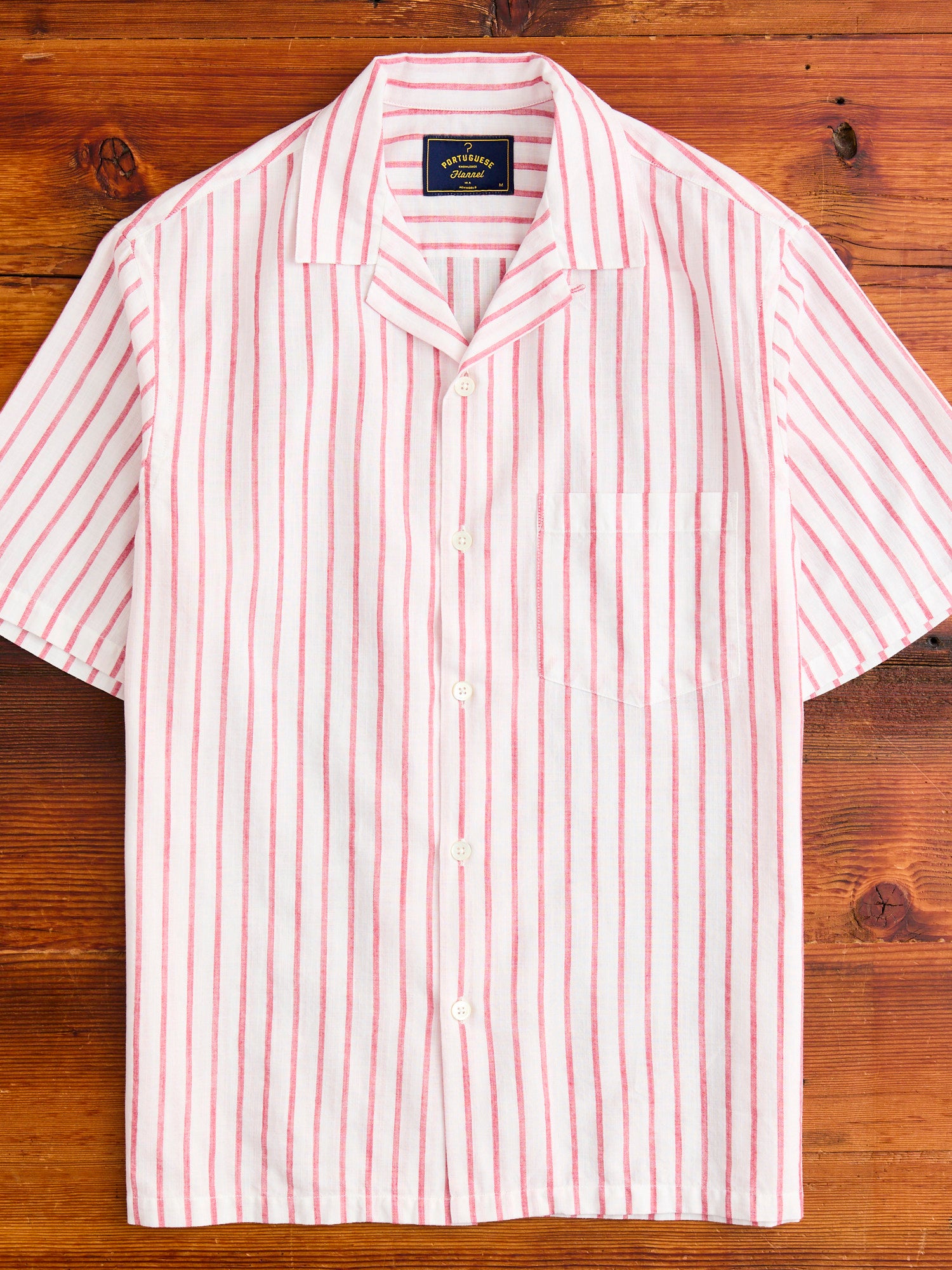 Beach Cabin Button-Up Shirt in Red – Blue Owl Workshop